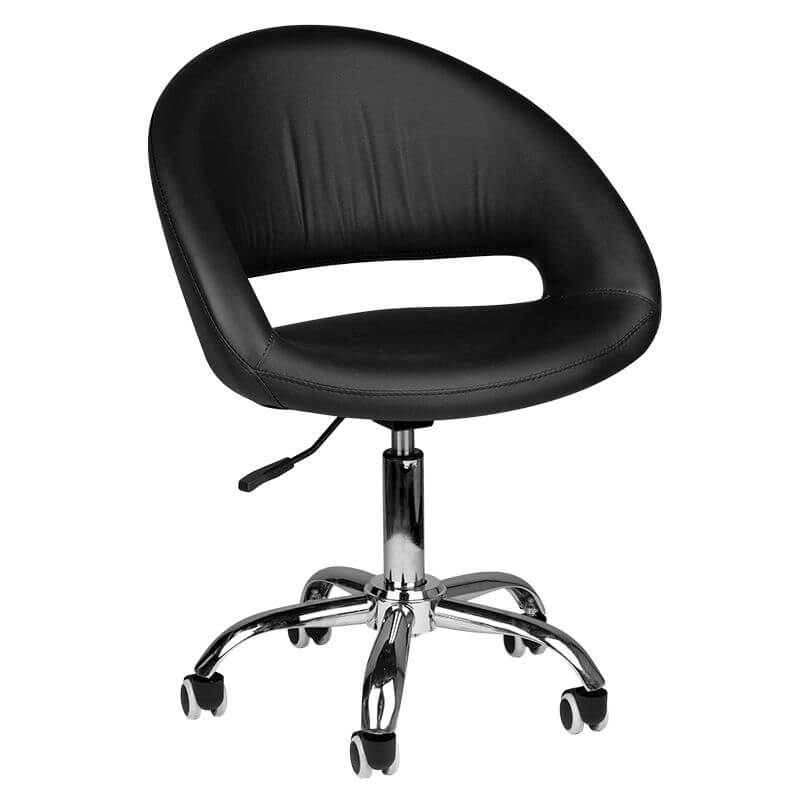 Rollhocker 223 Schwarz – Kosmetikliege-shop.de – Friseurstuhl-shop